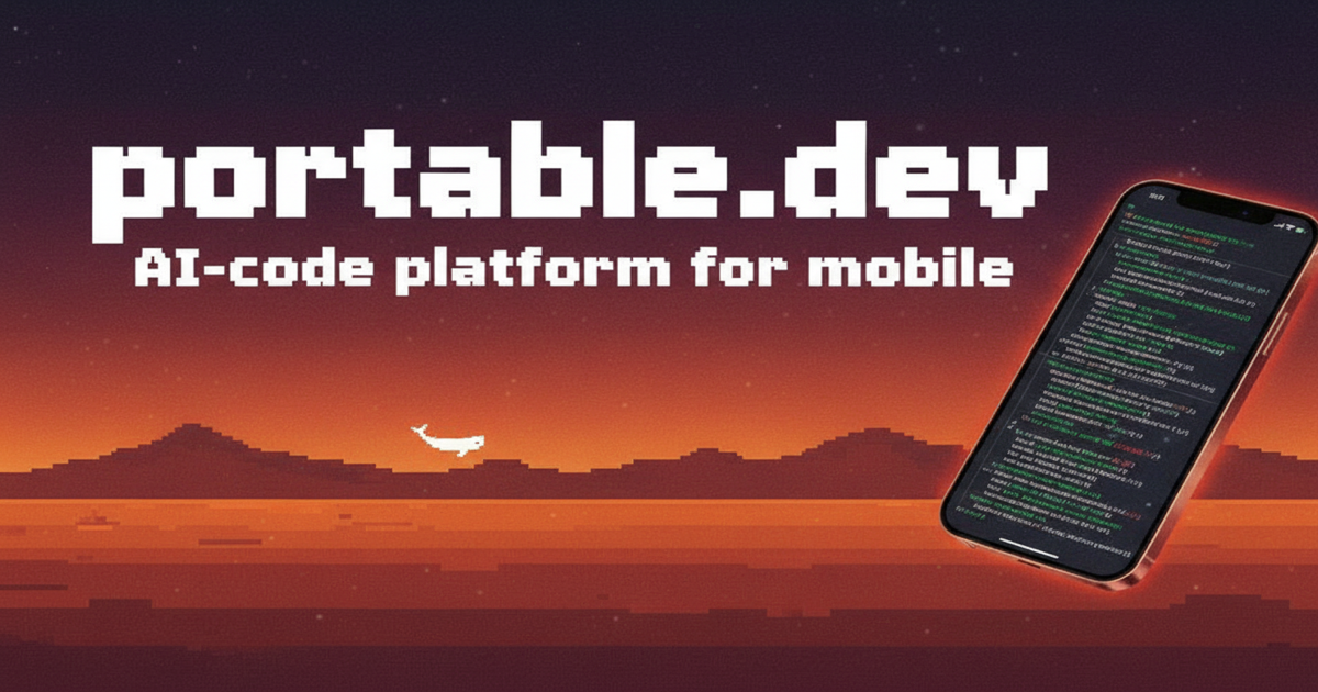 Portable - Code On The Phone | AI Development Platform